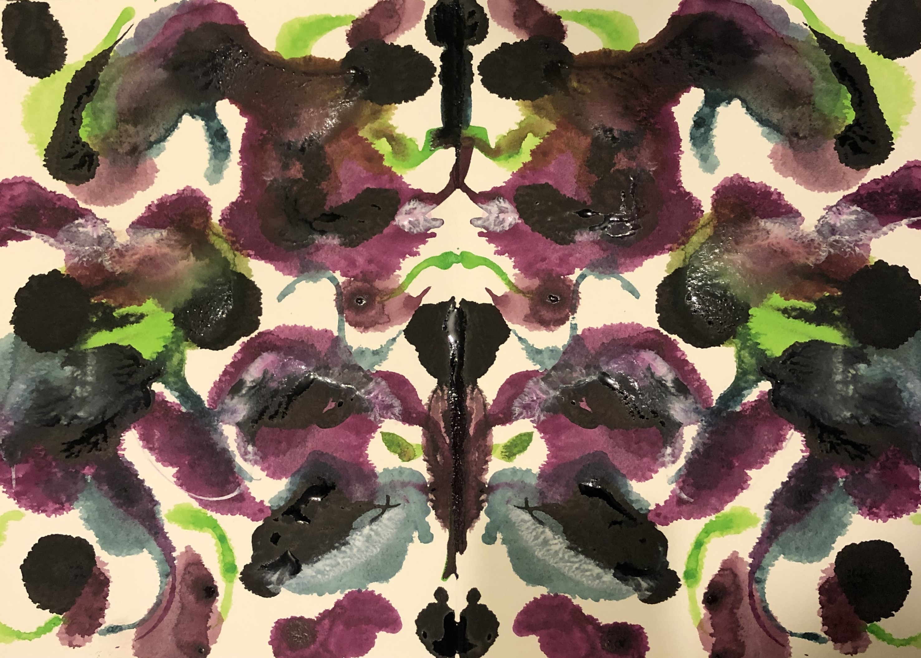 Rorschach meets Crown Chakra – Joseph Gergen Works